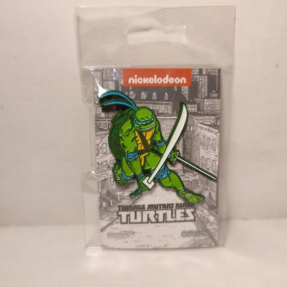 Nickelodeon | Jewelry | Teenage Mutant Ninja Turtles Leonardo Enamel ...